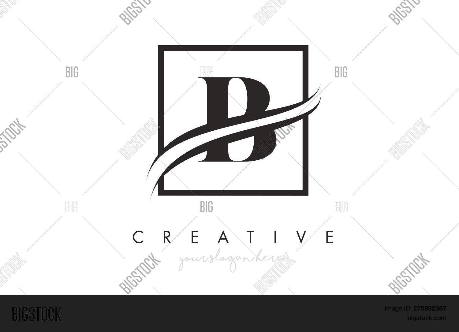 B Letter Icon Logo Vector & Photo (Free Trial) | Bigstock