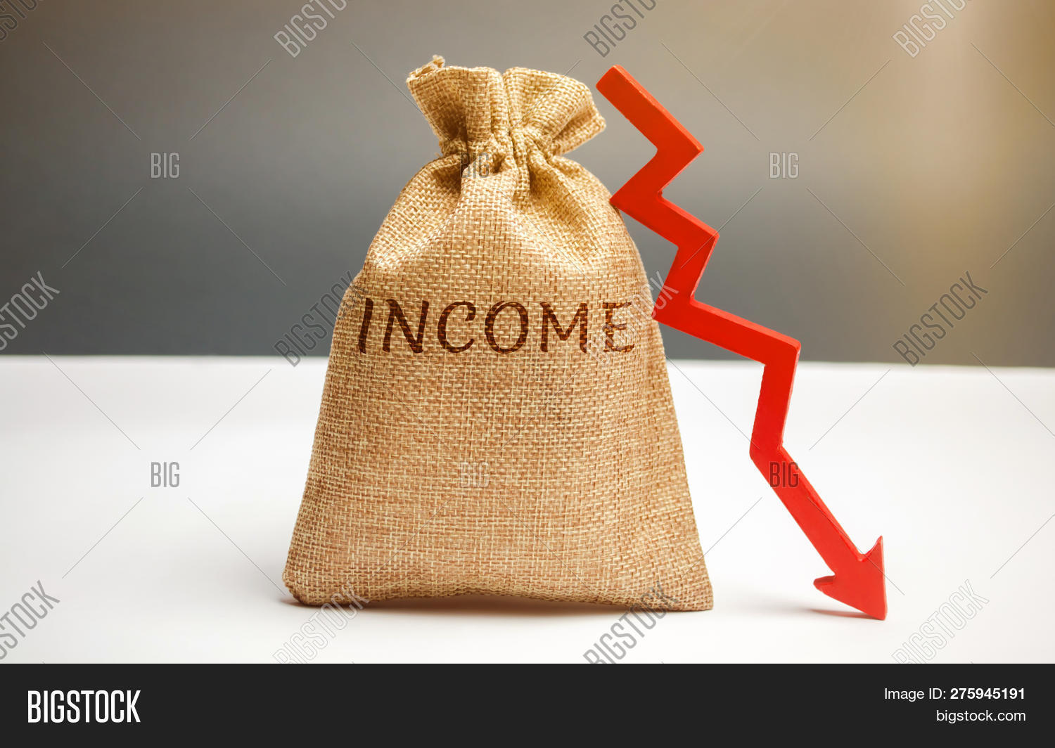 Money Bag Word Income Image & Photo (Free Trial) | Bigstock
