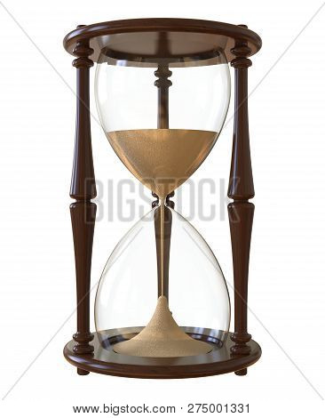 Hourglass Wooden Top Image & Photo (Free Trial) | Bigstock
