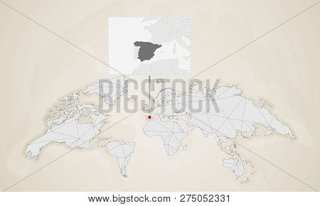 Map Spain Neighbor Vector & Photo (Free Trial) | Bigstock
