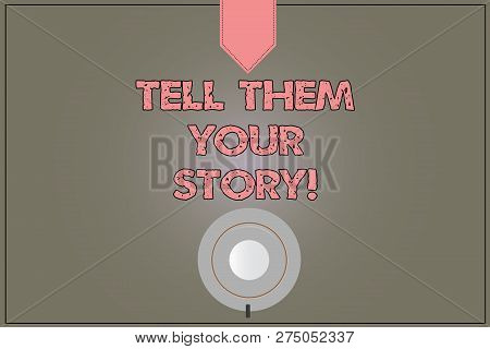 Tell Your Story Images, Illustrations & Vectors (Free) - Bigstock