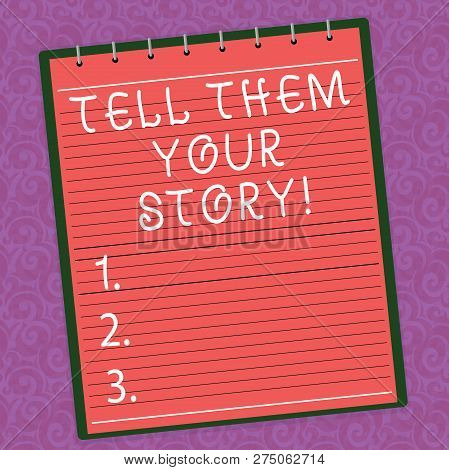 Tell Your Story Images, Illustrations & Vectors (Free) - Bigstock