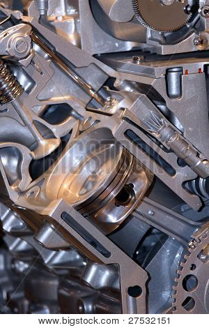 Cut Section Engine Image & Photo (Free Trial) | Bigstock