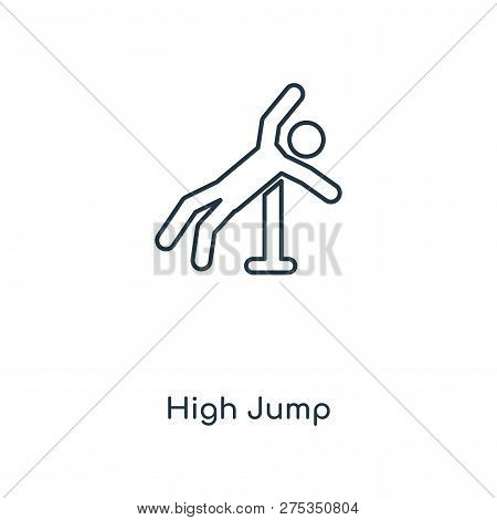 High Jump Icon Trendy Vector & Photo (Free Trial) | Bigstock
