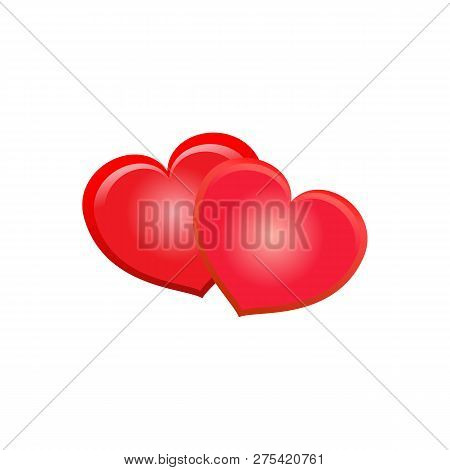 Two Red Love Hearts Joined Images, Illustrations & Vectors (Free ...