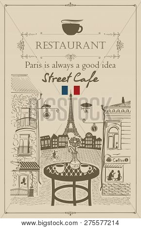 Vector Menu Parisian Vector & Photo (Free Trial) | Bigstock