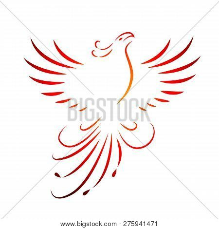 Red Phoenix Rising Vector & Photo (Free Trial) | Bigstock