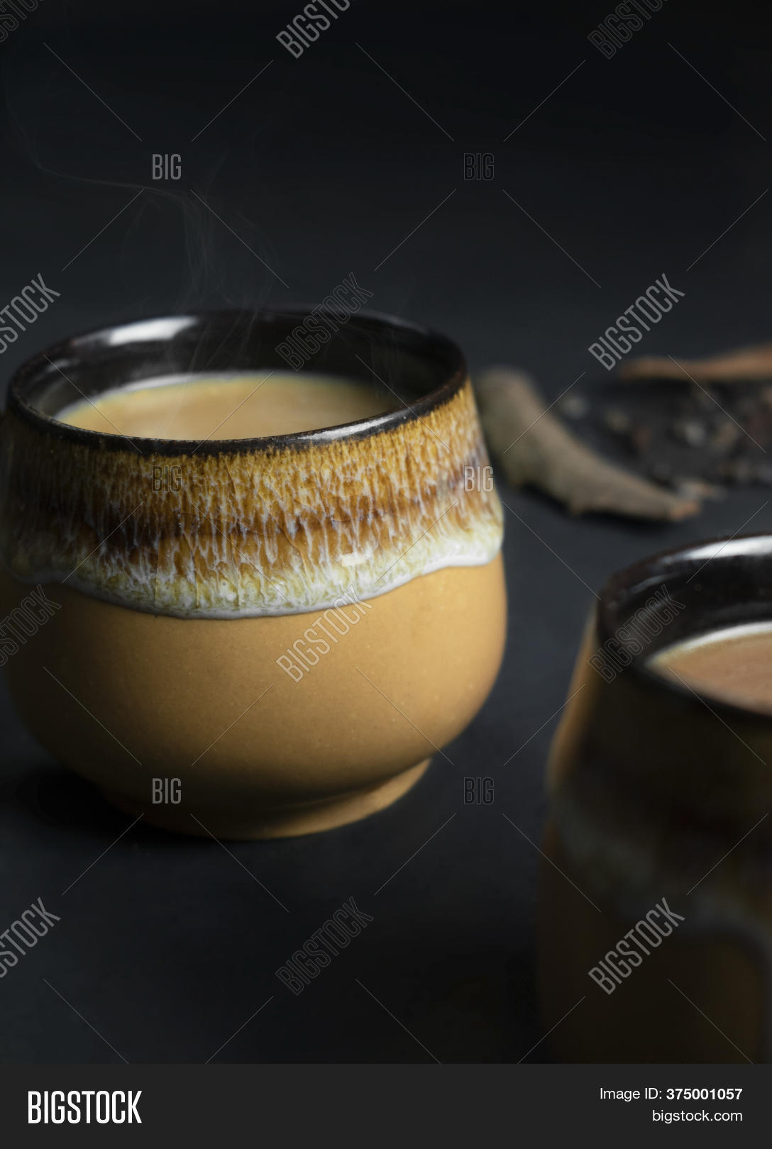Brown Cup Tea Dark Image & Photo (Free Trial) | Bigstock
