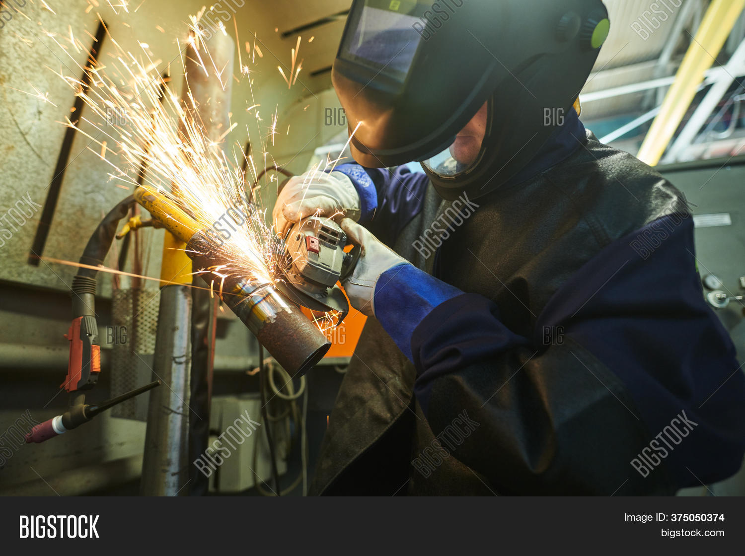 Welding Sanding Joints Image & Photo (Free Trial) | Bigstock