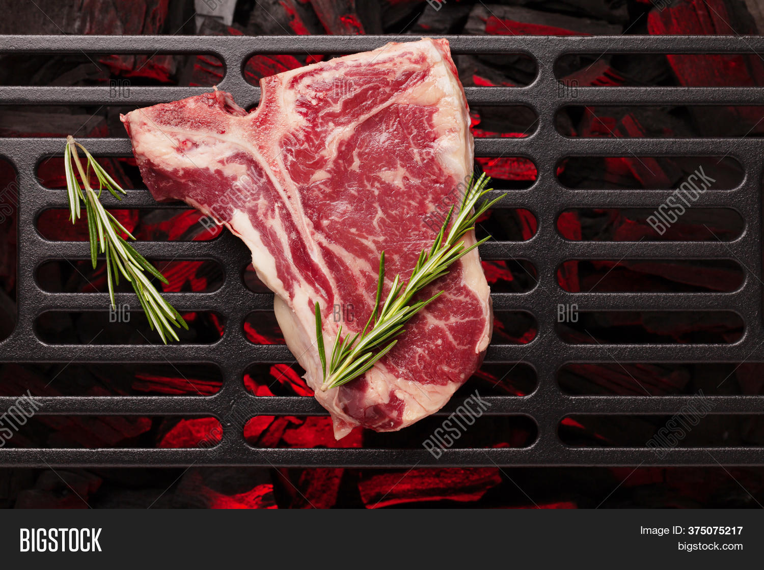 Raw T-bone Beef Steak Image & Photo (Free Trial) | Bigstock