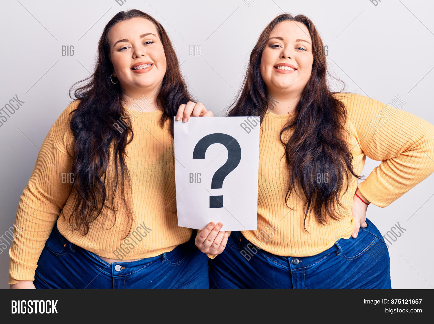 Young Plus Size Twins Image & Photo (Free Trial) | Bigstock