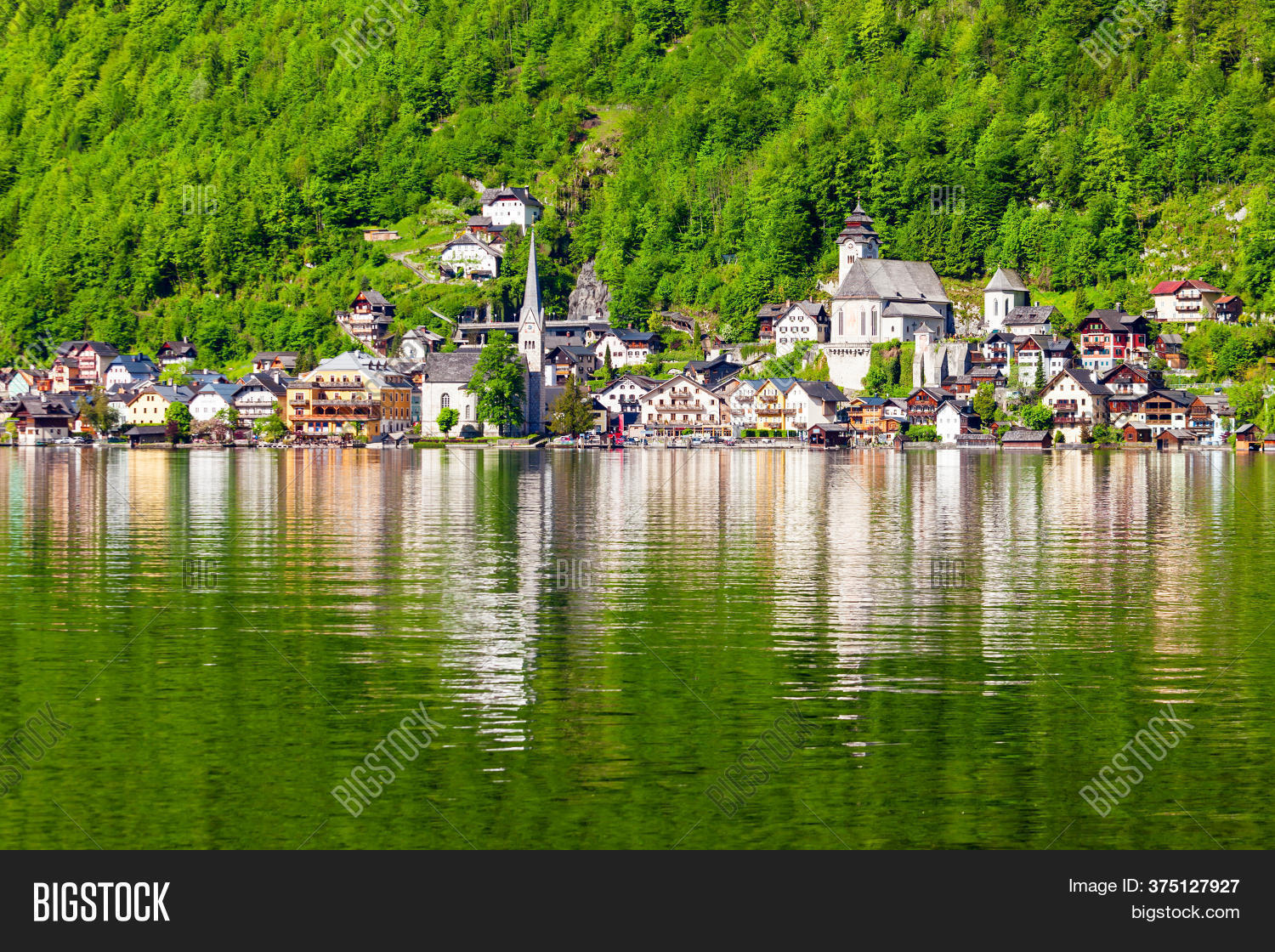 Hallstatt Old Town Image & Photo (Free Trial) | Bigstock