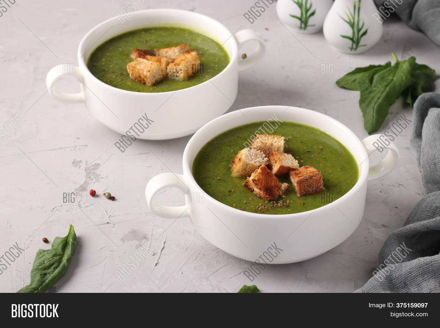 Green Spinach Puree Image & Photo (Free Trial) | Bigstock