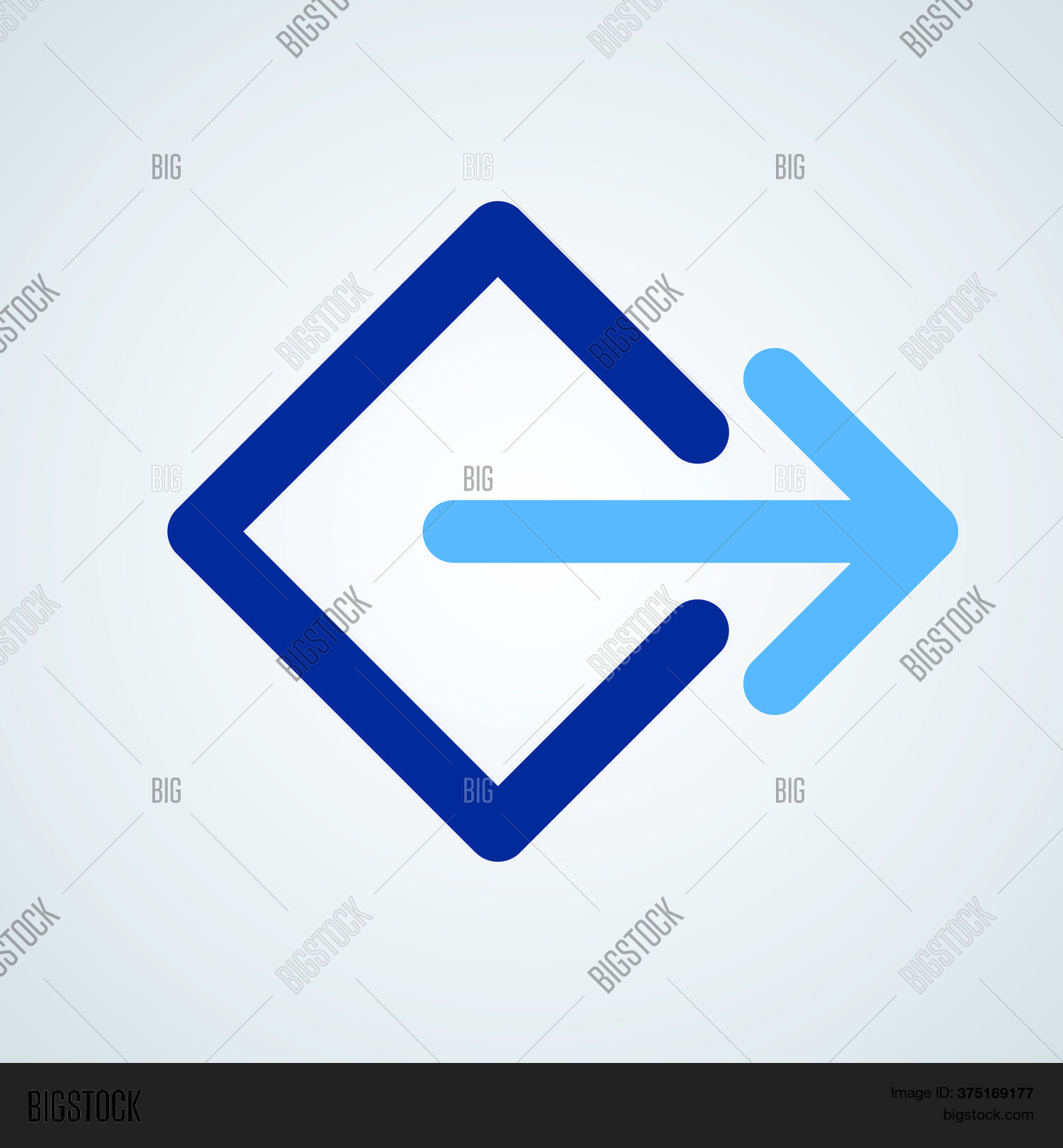 Arrow Icon Navigation Vector & Photo (Free Trial) | Bigstock