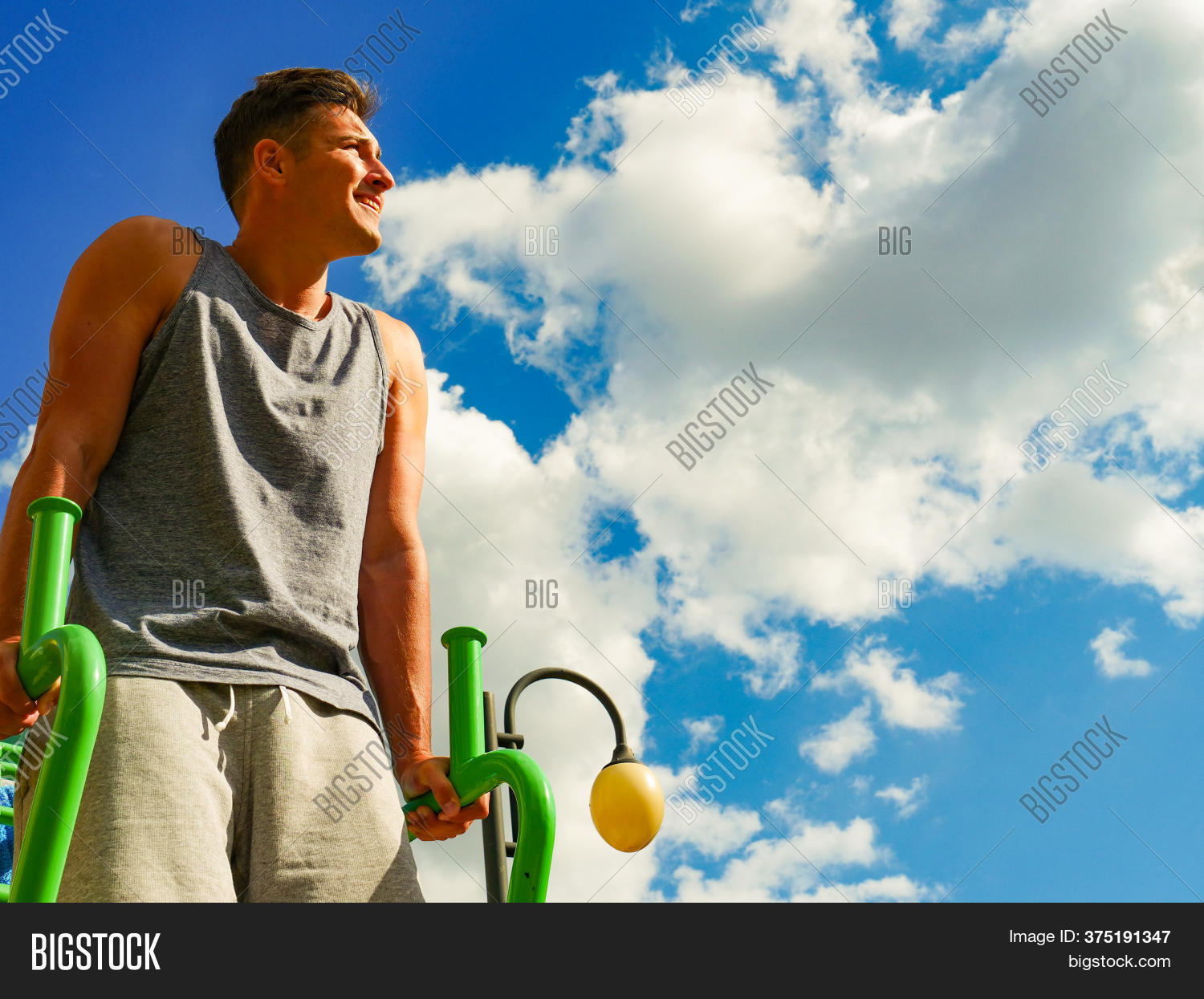 Man Flexing Arms Image & Photo (Free Trial) | Bigstock