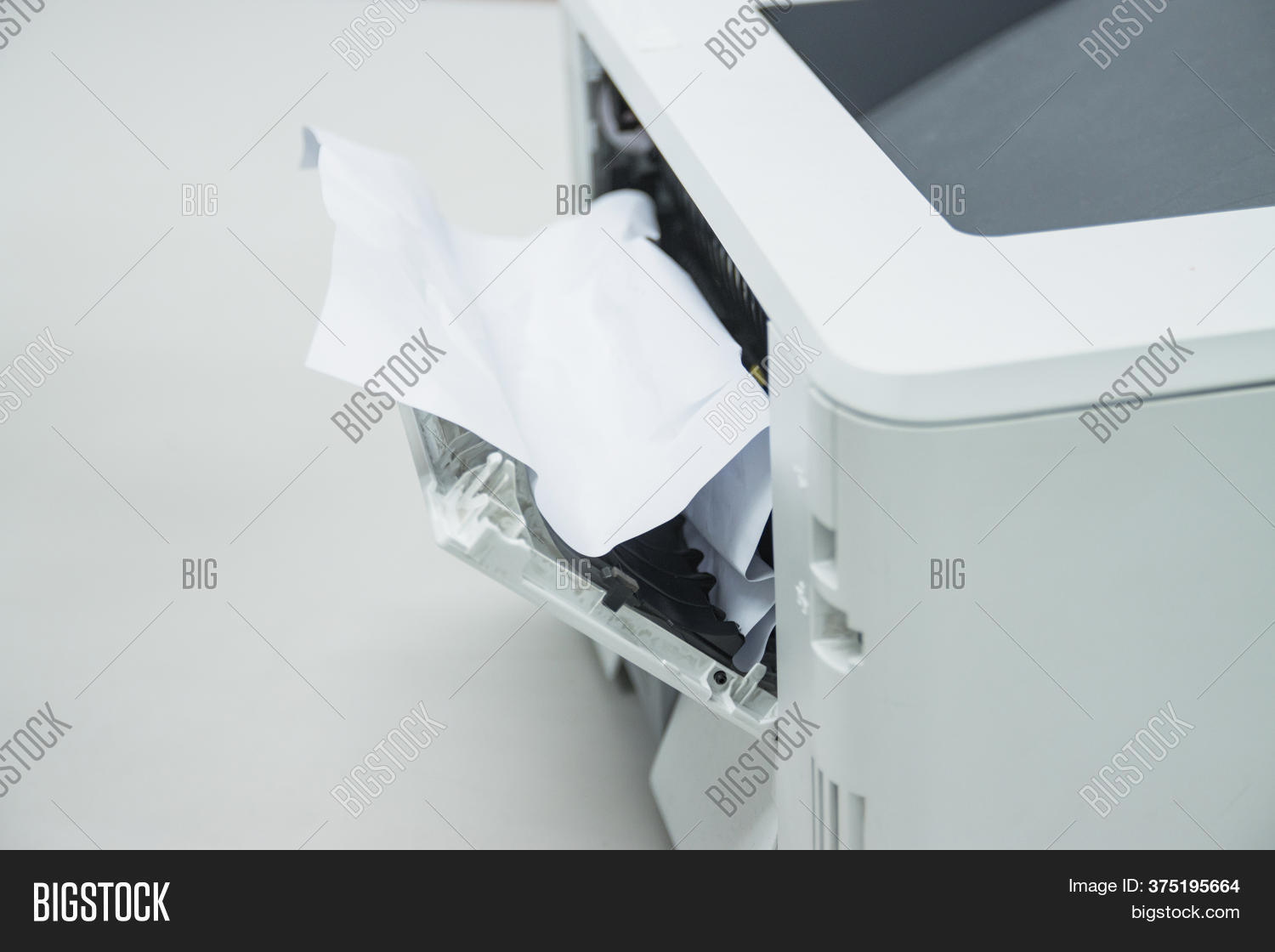 Paper A4 Stuck Printer Image & Photo (Free Trial) | Bigstock