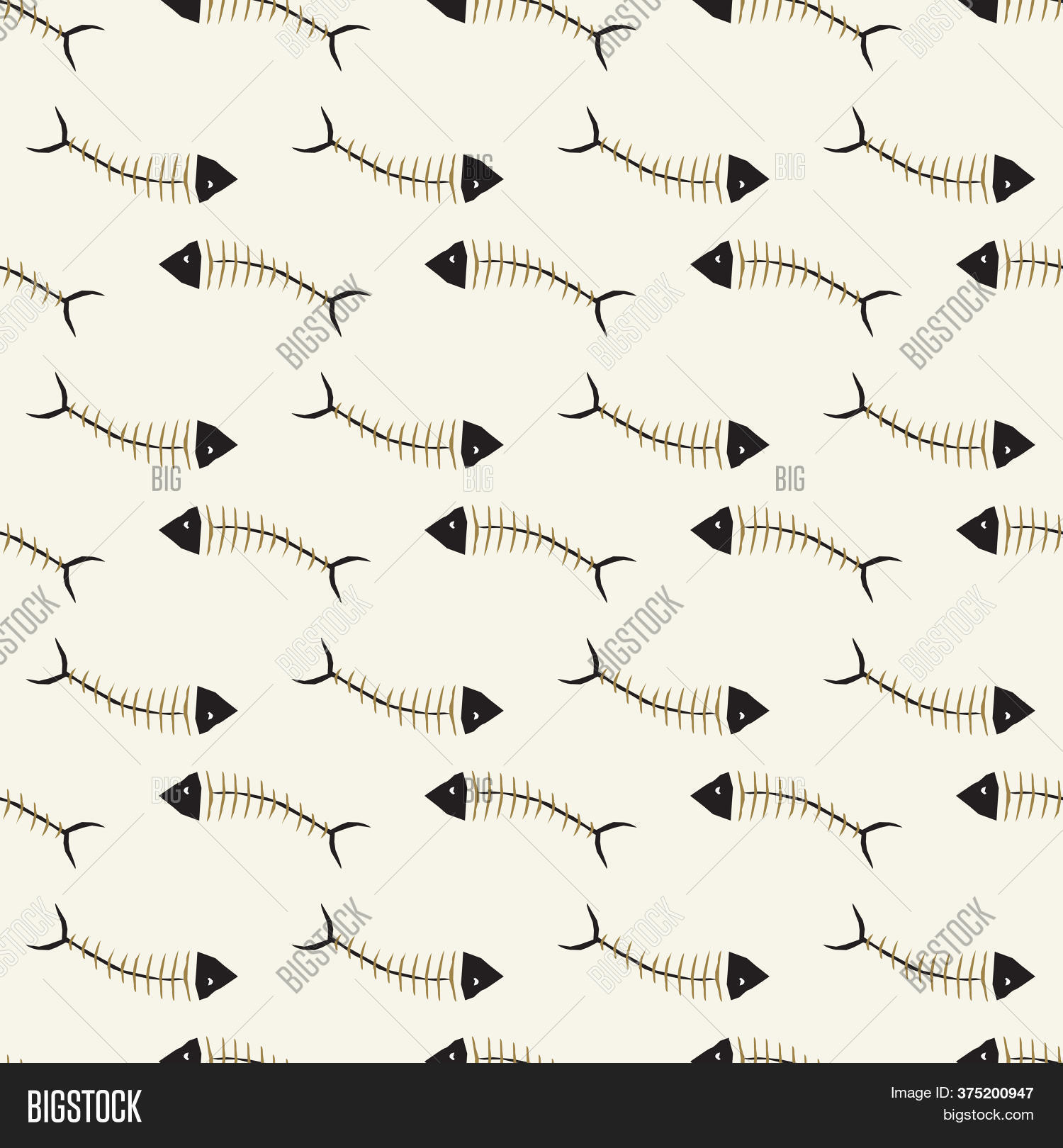 Seamless Pattern Fish Image & Photo (Free Trial) | Bigstock
