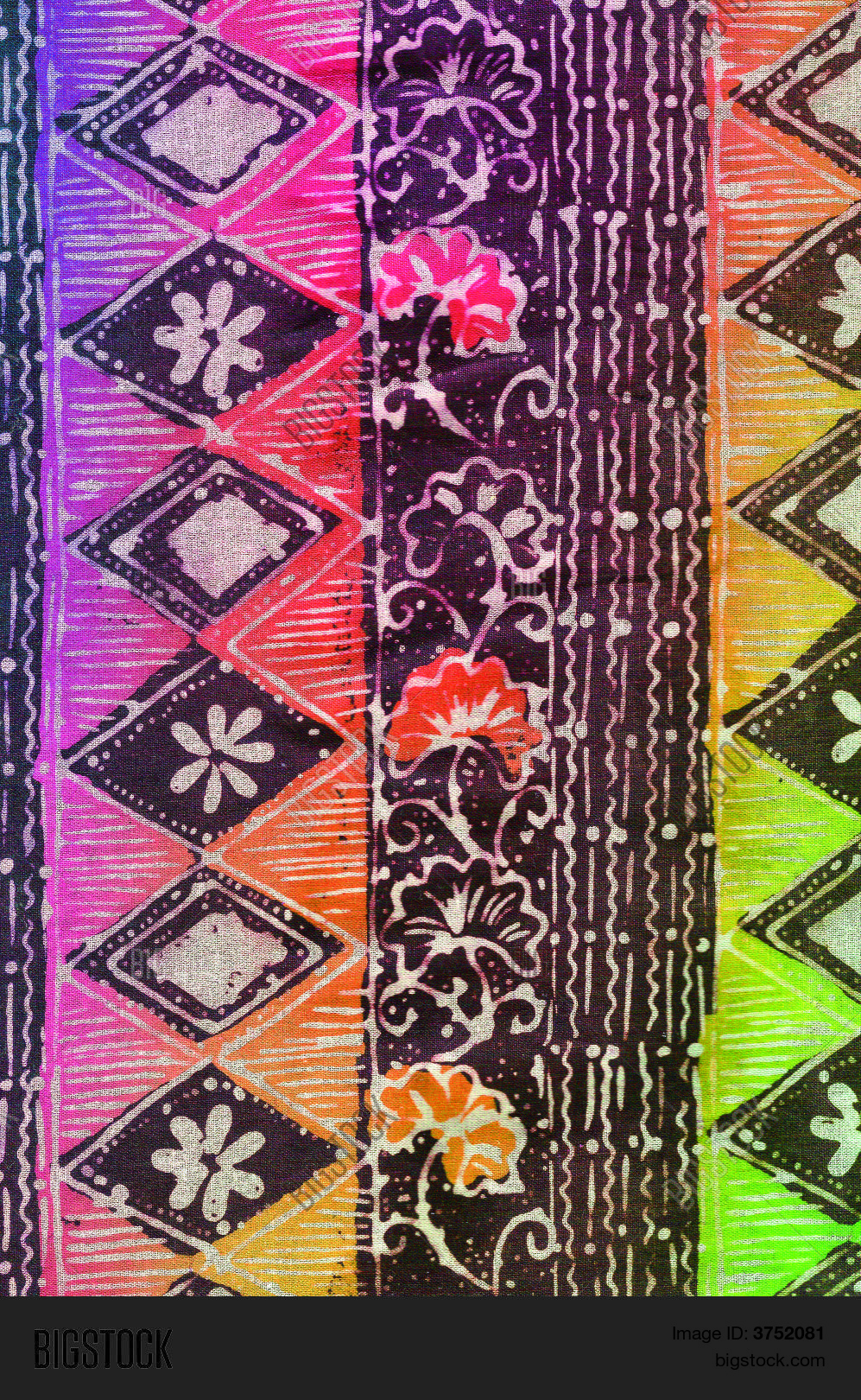 Colorful Batik Floral Image & Photo (Free Trial) | Bigstock