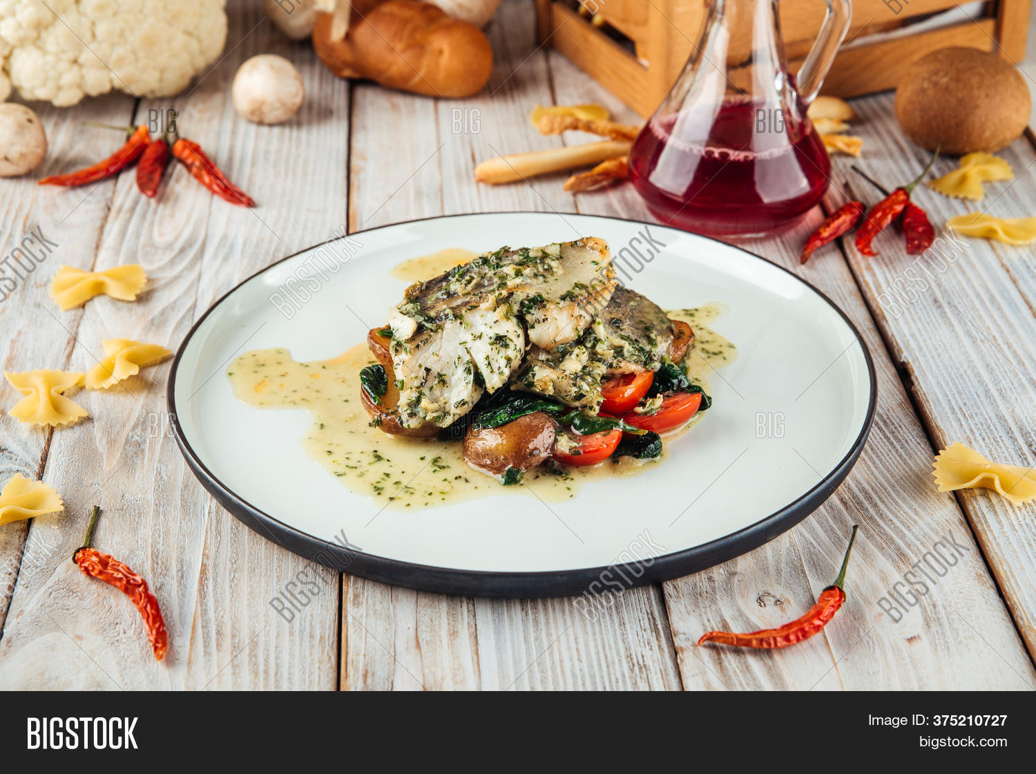 Gourmet Cooked Pike- Image & Photo (Free Trial) | Bigstock