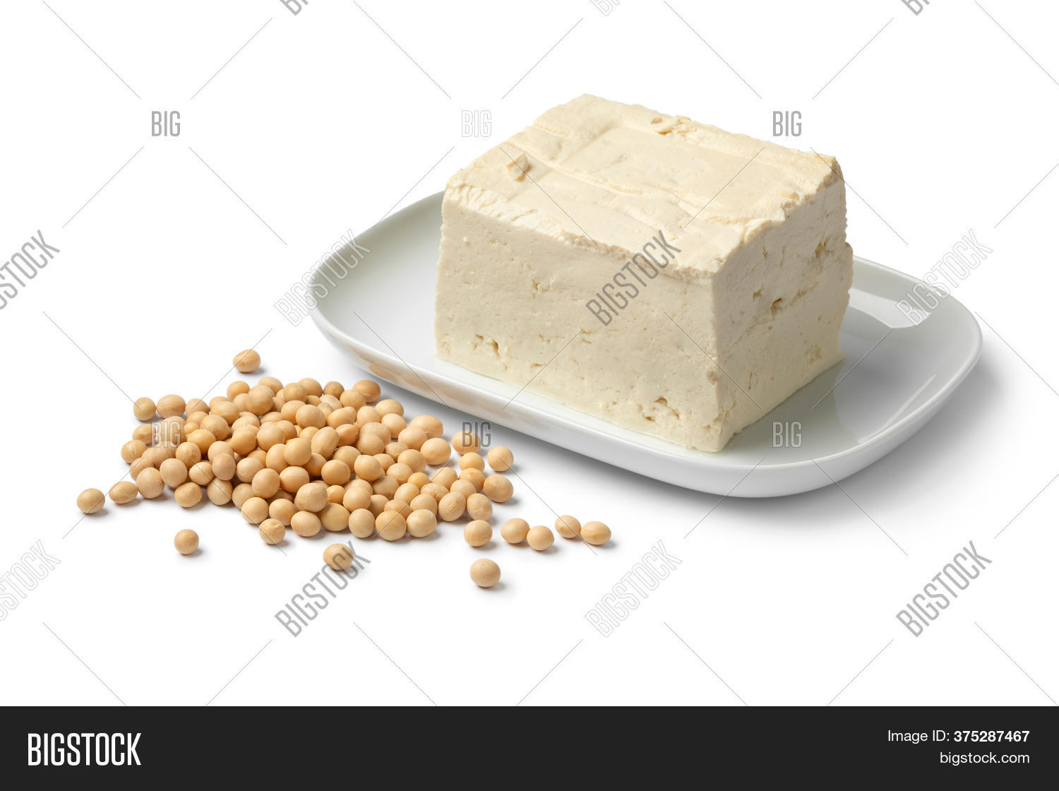 Piece Fresh Firm Tofu Image & Photo (Free Trial) | Bigstock