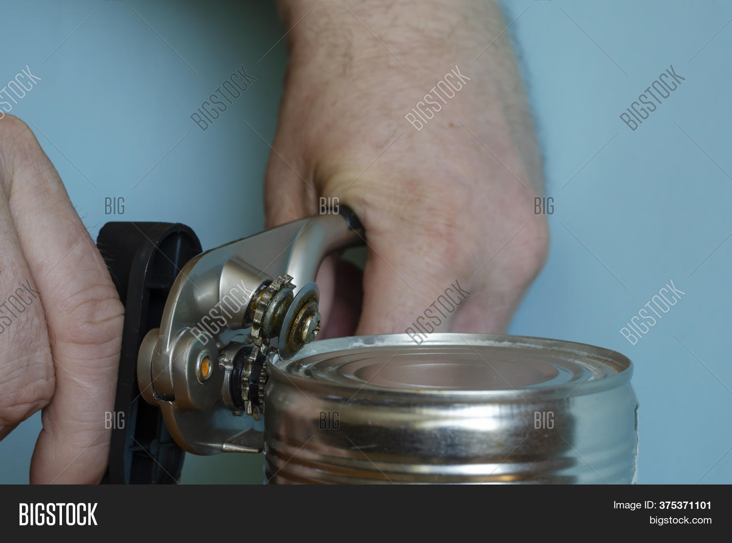 Hands Man Opens Tin Image & Photo (Free Trial) | Bigstock