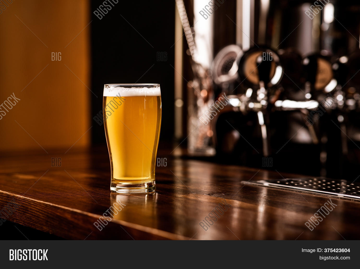 Light Beer Glass. Ale Image & Photo (Free Trial) | Bigstock