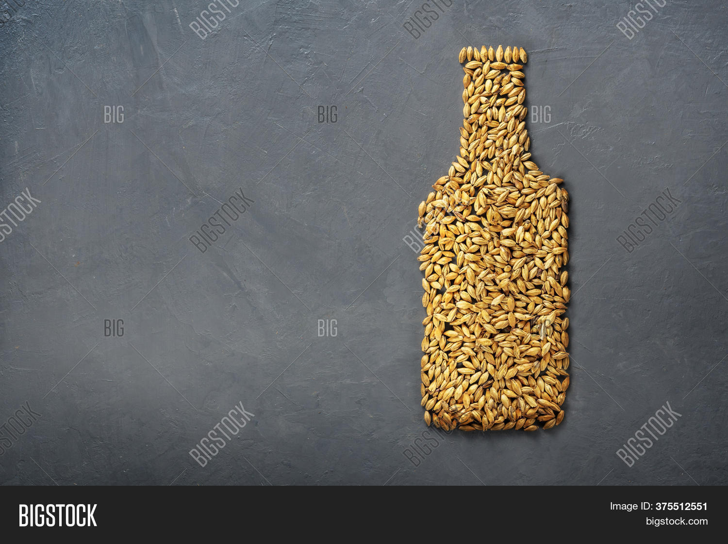 Malt Grains Laid Out Image & Photo (Free Trial) | Bigstock