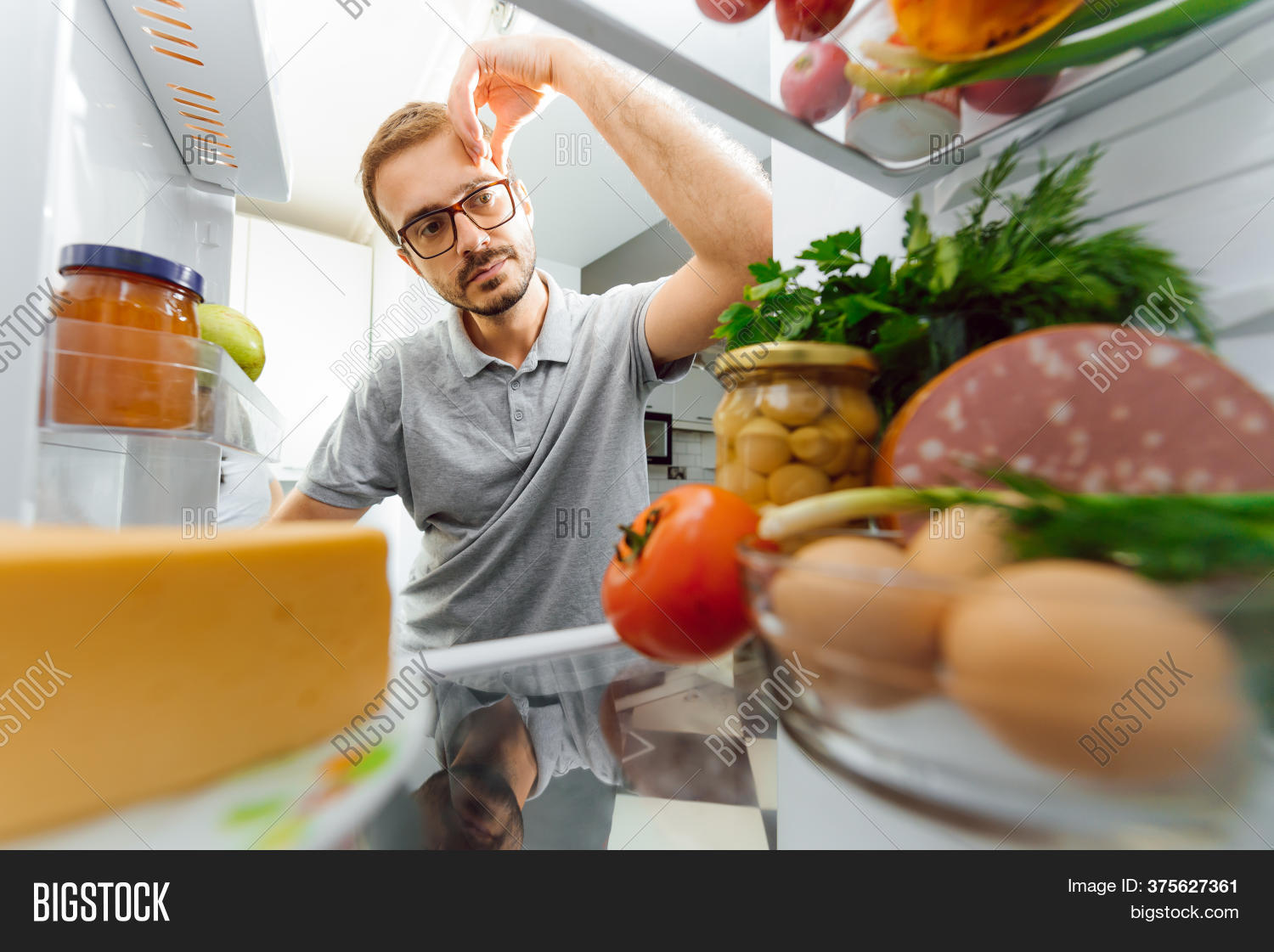 Man Looking Something Image & Photo (Free Trial) | Bigstock