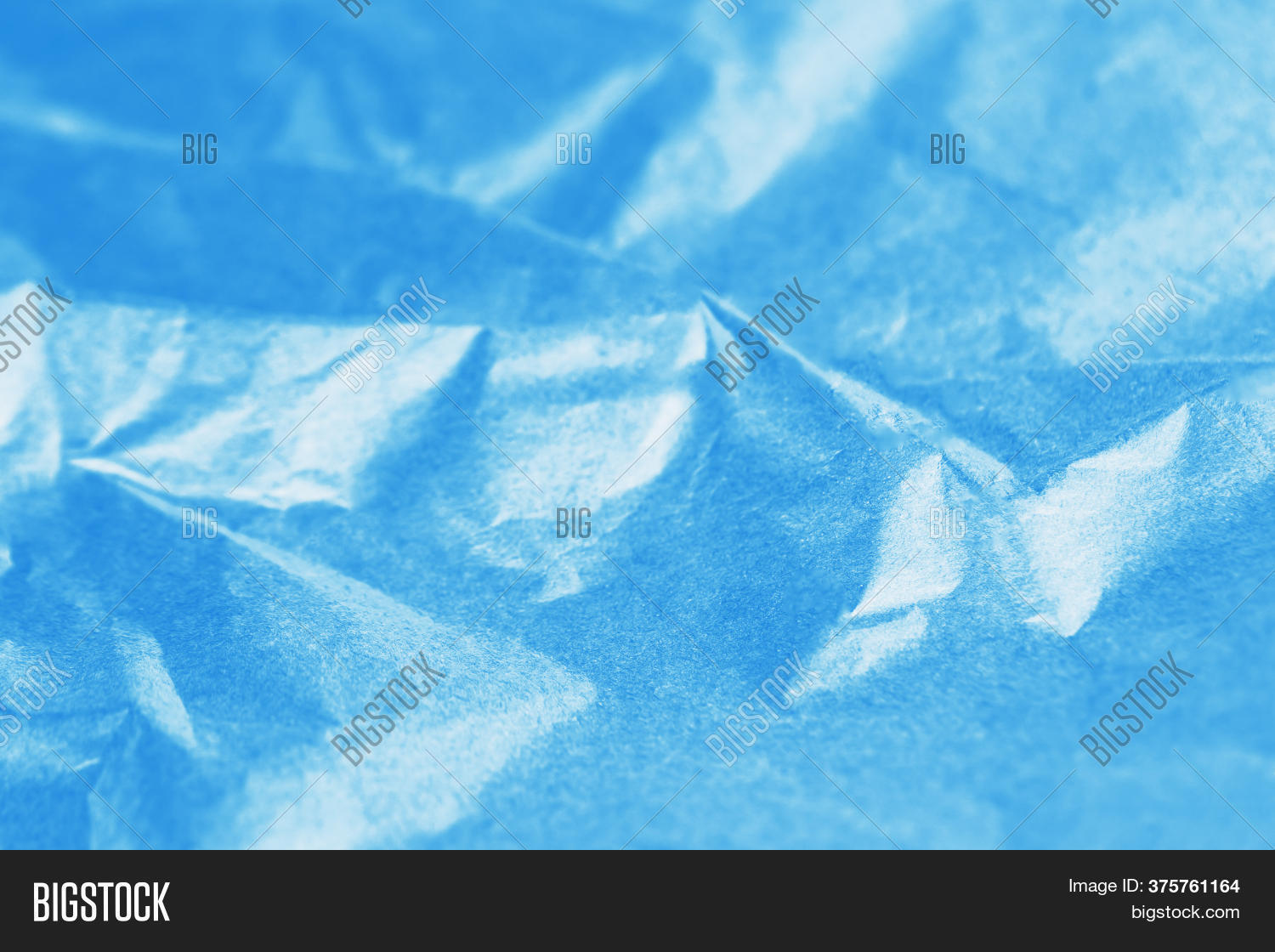 Crumpled Blue Color Image & Photo (Free Trial) | Bigstock