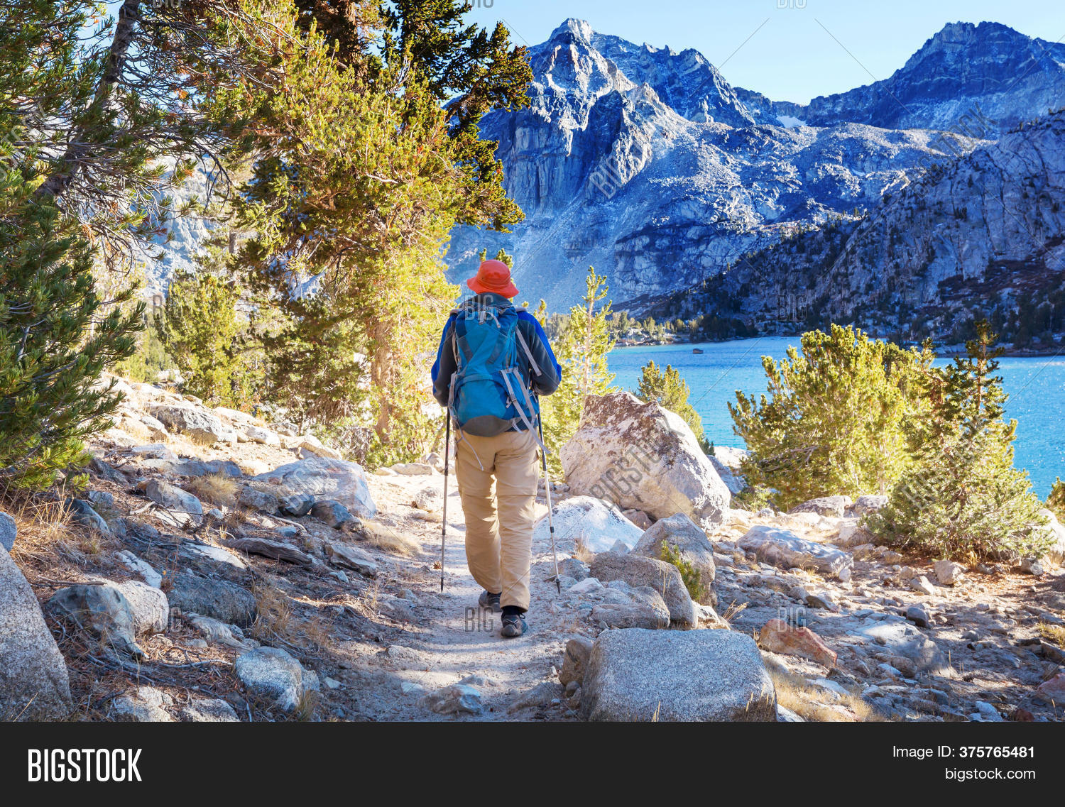 Backpacker Hike High Image & Photo (Free Trial) | Bigstock