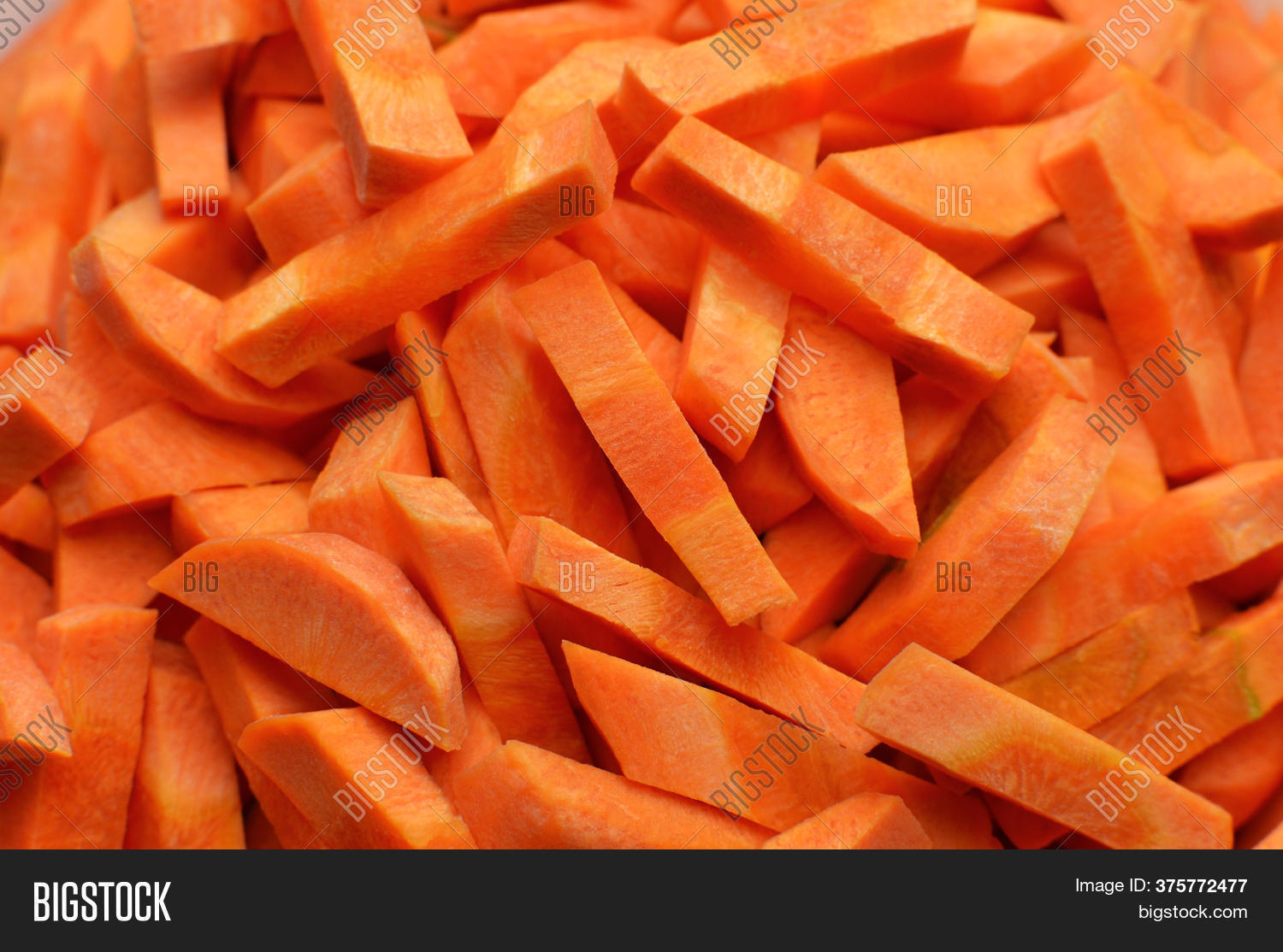 Chopped Carrot Full Image & Photo (Free Trial) | Bigstock