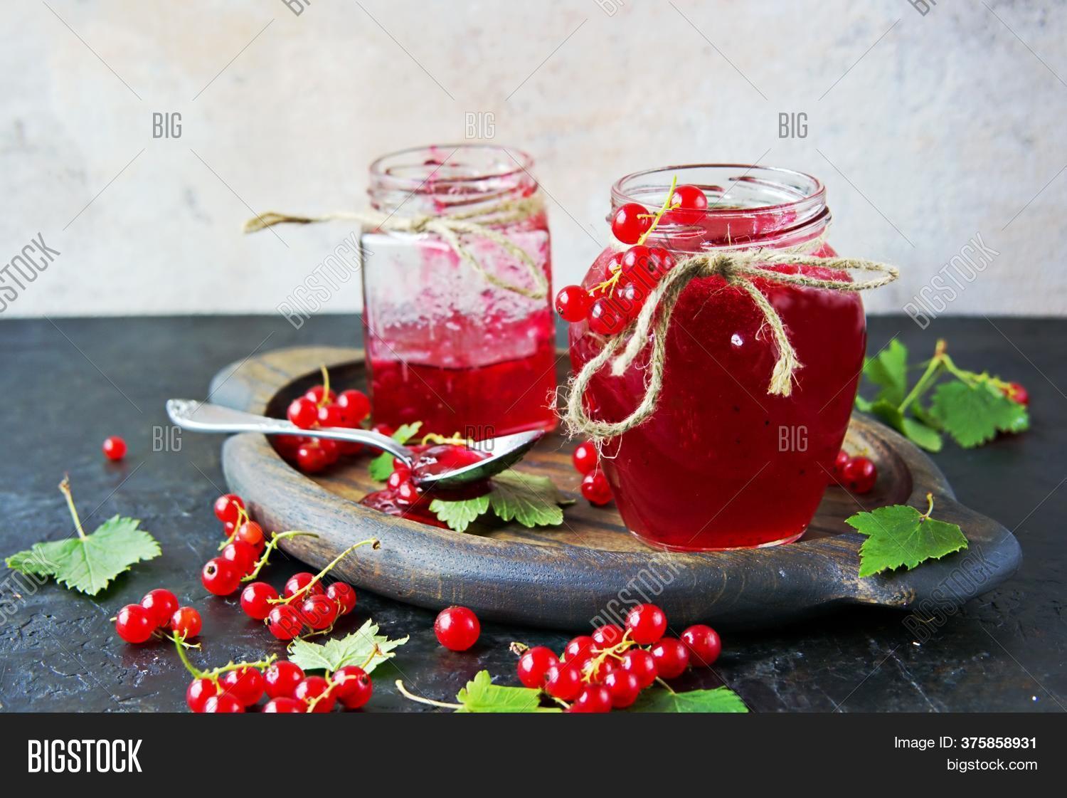 Red Currant Jam Curly Image & Photo (Free Trial) | Bigstock