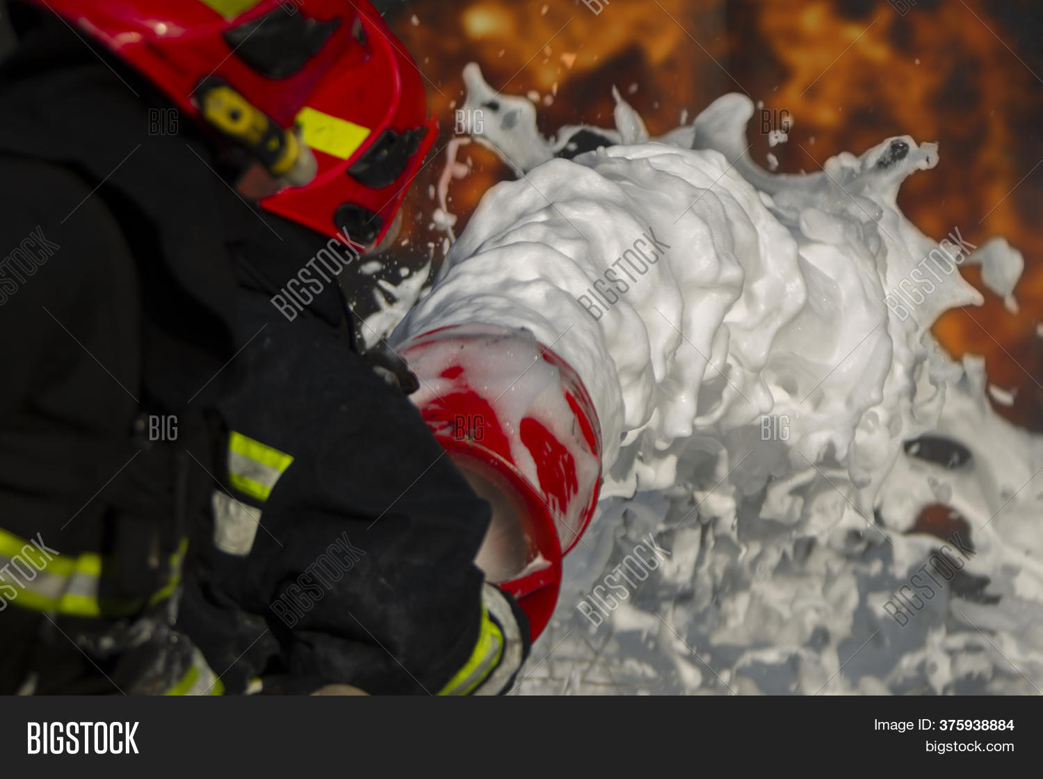 Firefighter Puts Out Image & Photo (Free Trial) | Bigstock