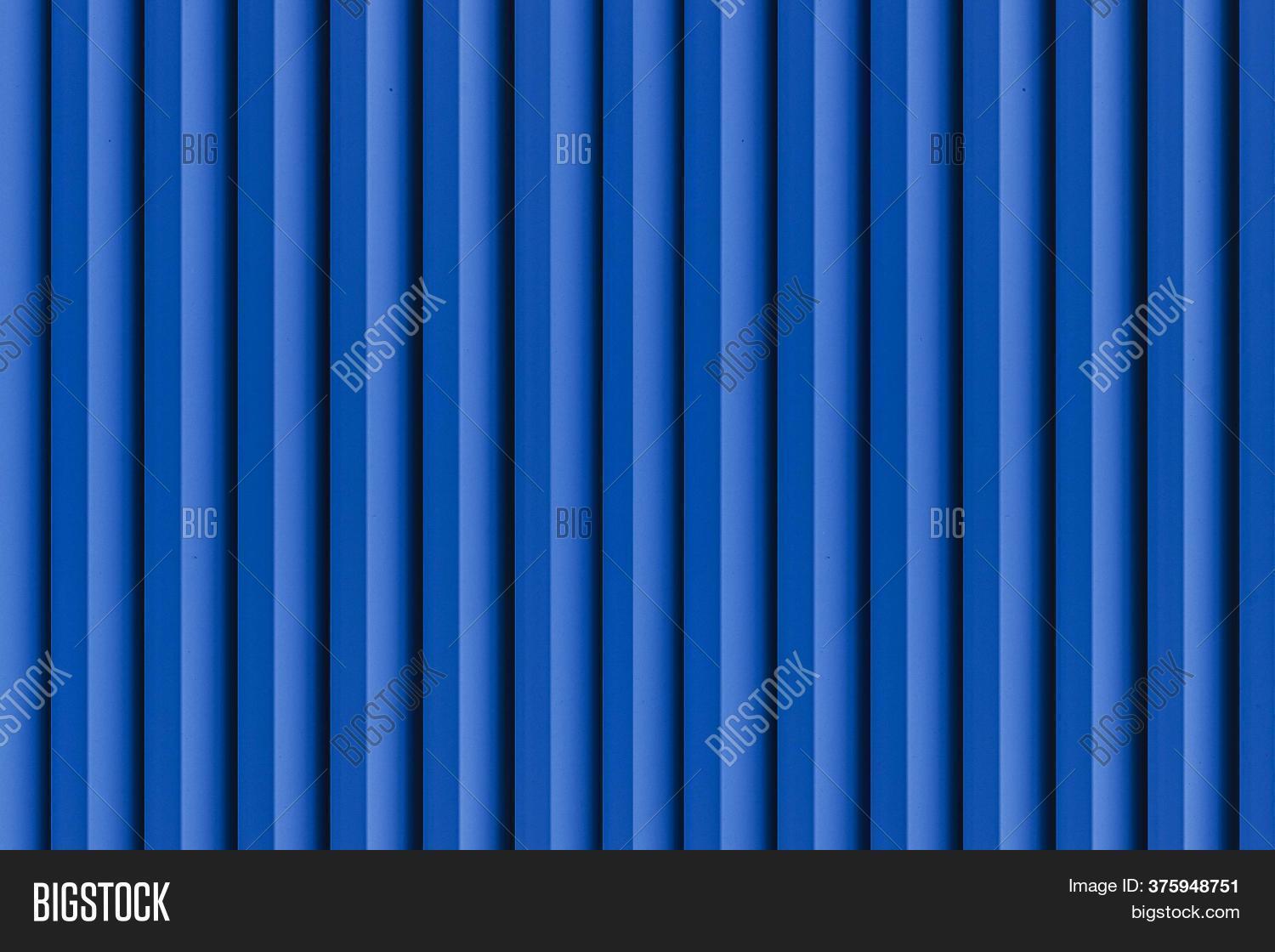 Blue Corrugated Metal Image & Photo (Free Trial) | Bigstock