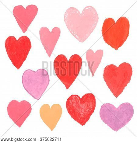 Hand Drawn Heart Shape Vector Design Images, Illustrations & Vectors ...