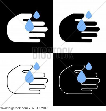 Icon Wash Hands. Drop Vector & Photo (Free Trial) | Bigstock