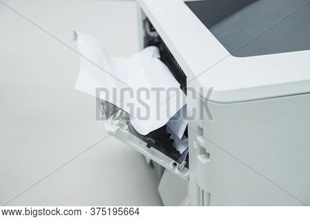 Paper A4 Stuck Printer Image & Photo (Free Trial) | Bigstock