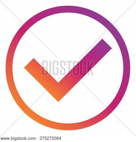 Checkmark Gradient Vector & Photo (Free Trial) | Bigstock