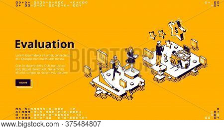 Evaluation Banner. Vector & Photo (Free Trial) | Bigstock