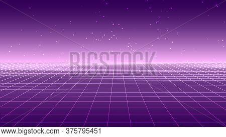 Synthwave Background Vector & Photo (Free Trial) | Bigstock
