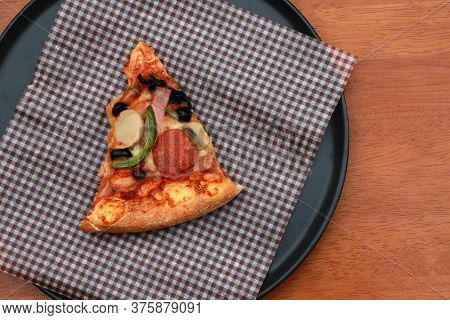 Pizza Triangle Images, Illustrations & Vectors (Free) - Bigstock