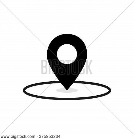 Black Location Icon Vector & Photo (Free Trial) | Bigstock