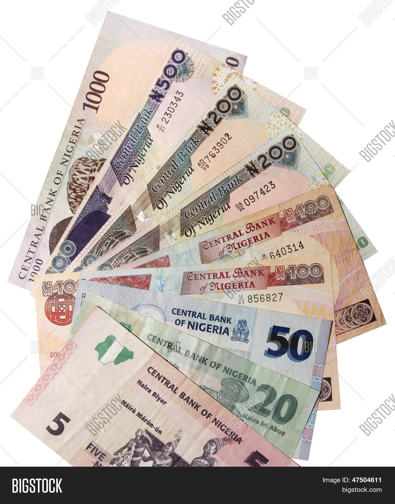 Nairas Notes Laid Out Image & Photo (Free Trial) | Bigstock