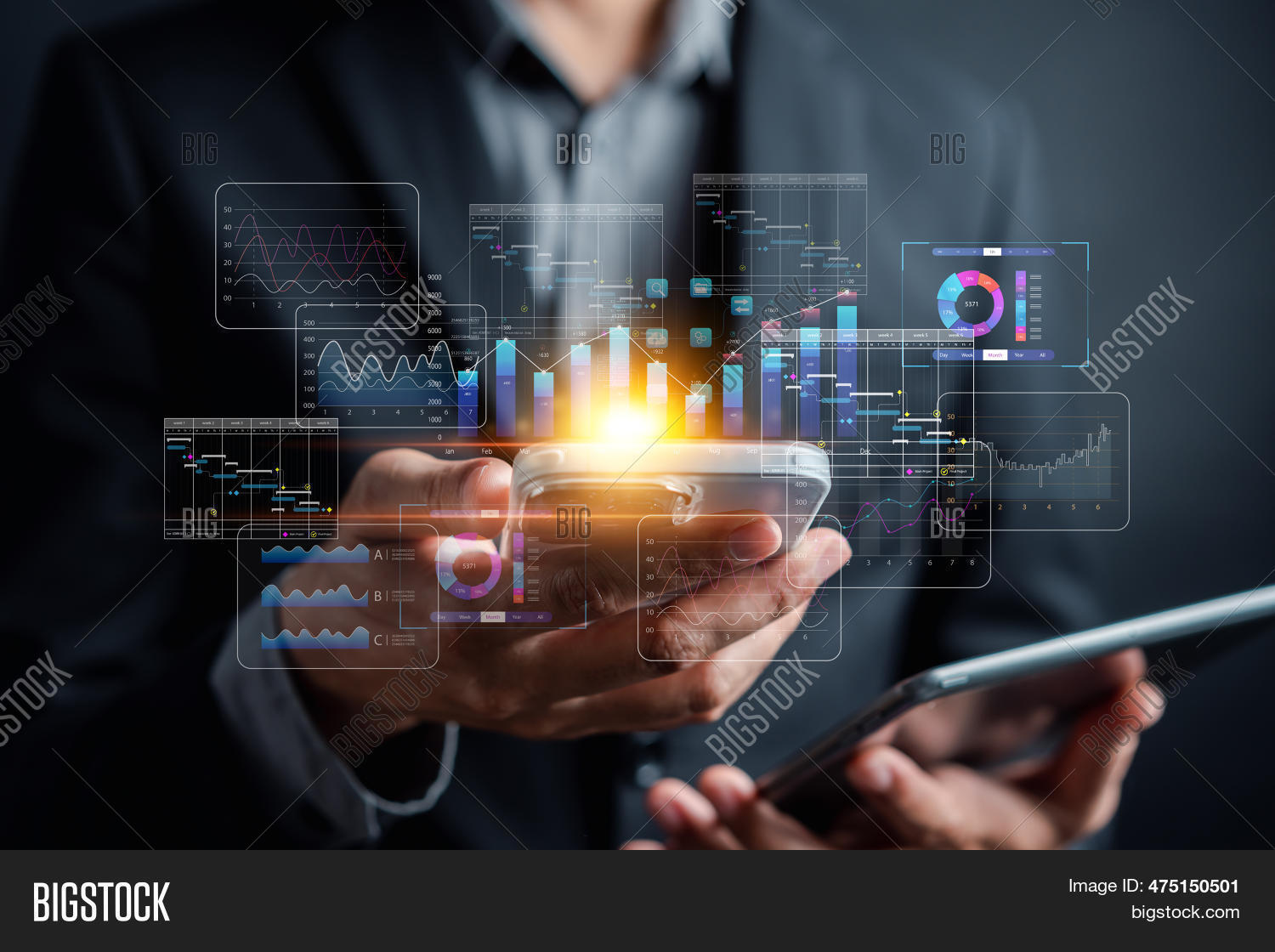 Data Analysis Working Image & Photo (Free Trial) | Bigstock