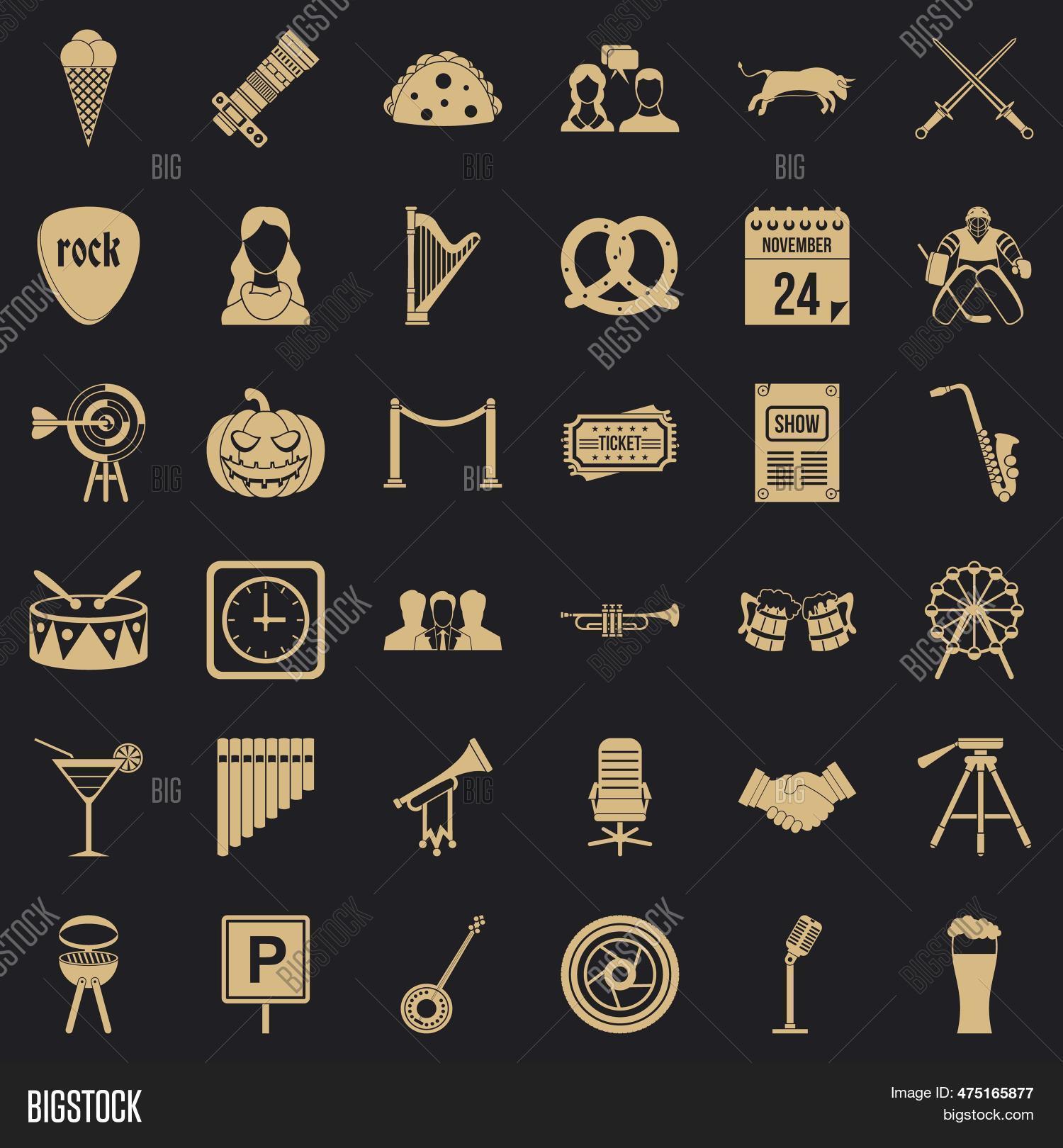 Congregation Icons Set Image & Photo (Free Trial) | Bigstock