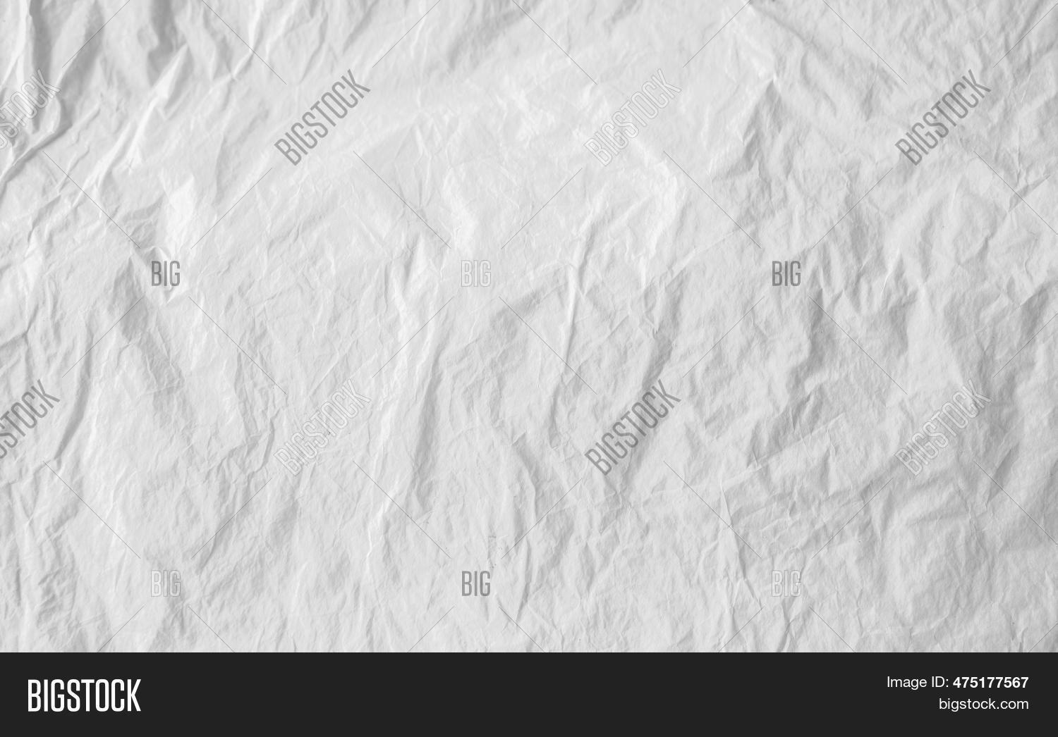 White Crumpled Paper Image & Photo (Free Trial) | Bigstock