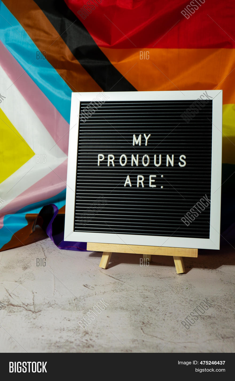 Imagen y foto My Pronouns Text (prueba gratis) | Bigstock