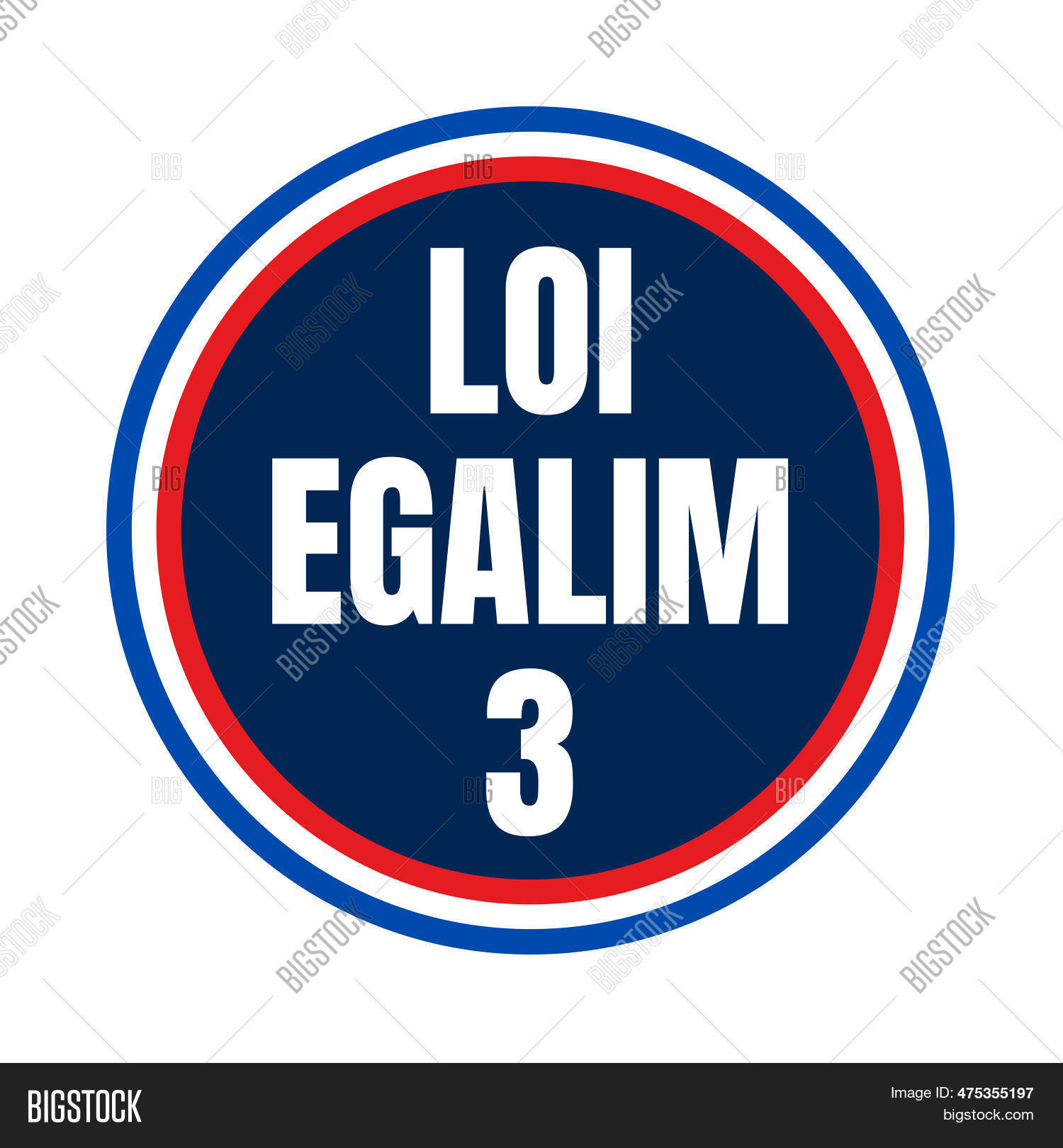 Egalim 3 Law Symbol Image & Photo (Free Trial) | Bigstock