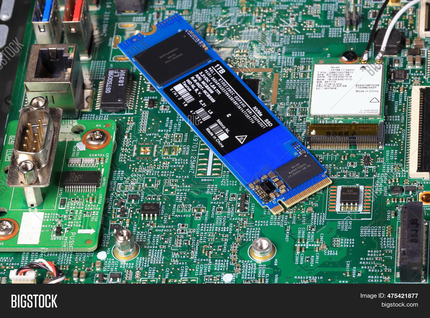 Blue Ssd Pcle Nvme M.2 Image & Photo (Free Trial) | Bigstock