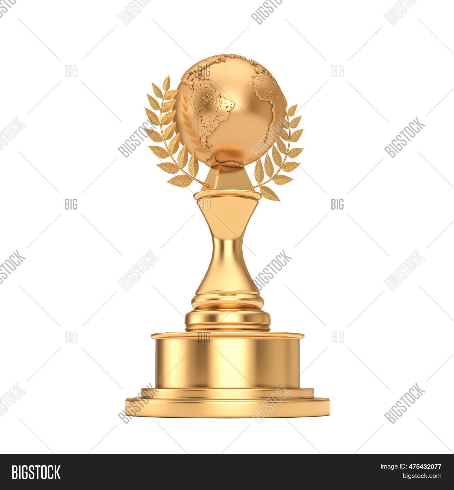 Golden Award Trophy Image & Photo (Free Trial) | Bigstock